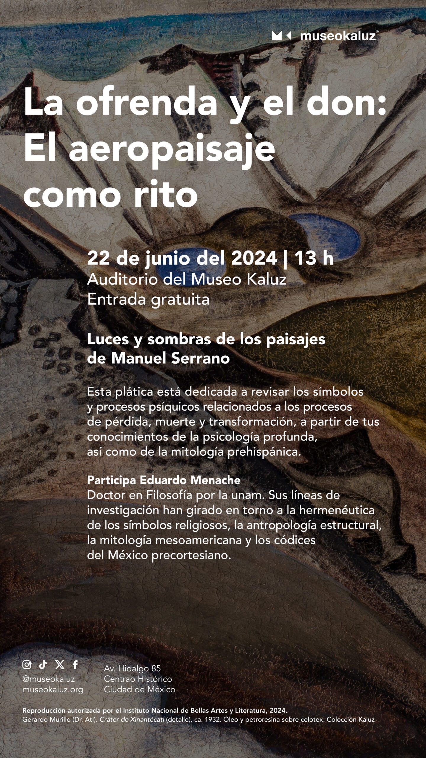 La ofrenda y el don: el Aeropaisaje como rito – Museo Kaluz